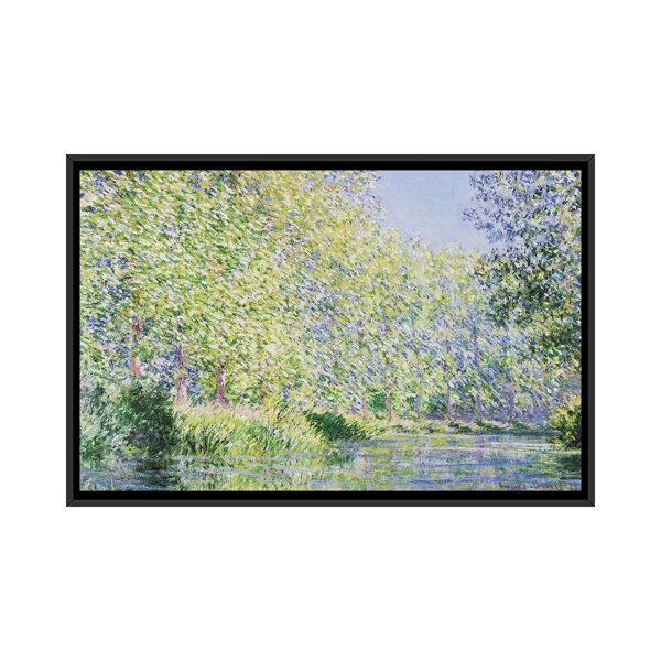 Vault W Artwork The Epte River Near Giverny by Claude Monet - Gallery-Wrapped Canvas Giclée ...